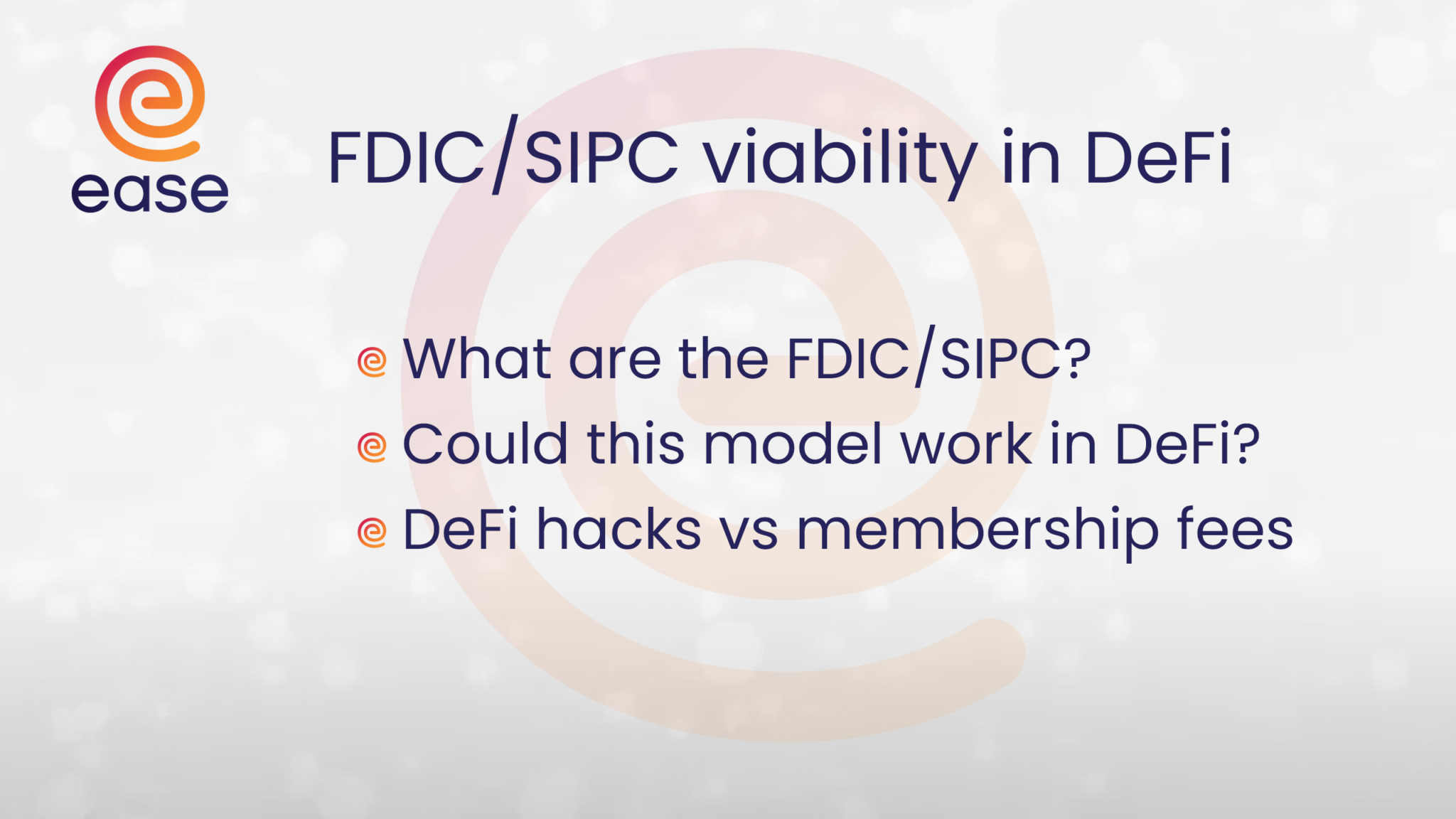 FDIC/SIPC viability in DeFi » ease.org DeFi cover FDIC/SIPC viability in DeFi » ease.org DeFi cover